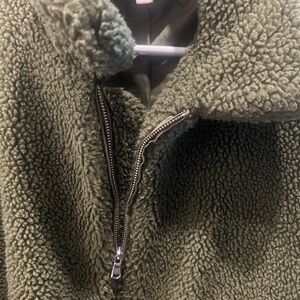 I.AM.GIA | Jackets & Coats | Iamgia Olive Sherpa Jacket | Poshmark